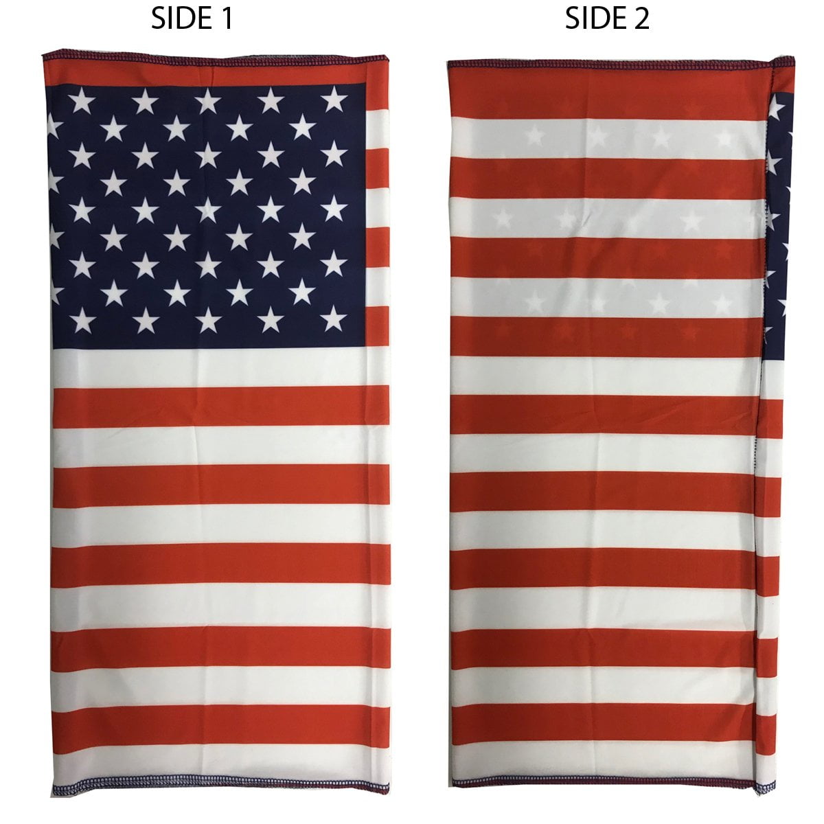 Bandana Face Cover Elastic Microfiber Headband - USA Flag - Walmart.com