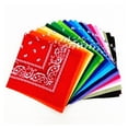 Bandana Head Wrap Scarf Cotton Paisley Print Tie Dye Style Neck ...