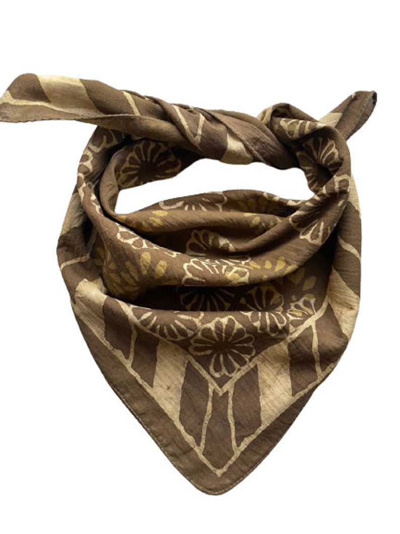 Bandana Headband, Hand Block Print Bandana for women and men - Handmade ...