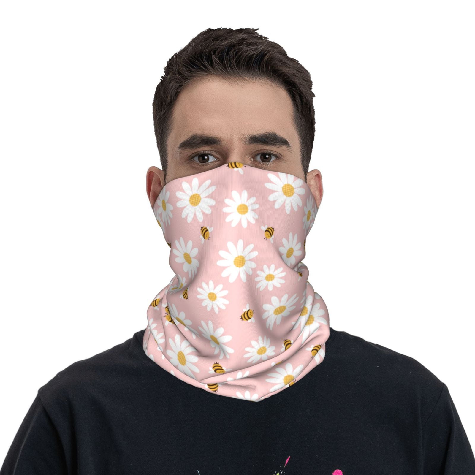 Bandana Neck Gaiter Face Mask - Daisy and bee Breathable Soft Neck ...