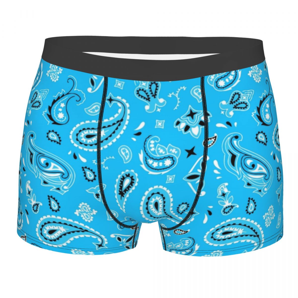 Bandana Paisley Pattern Boxer Shorts For Men 3D Print Male Underwear ...