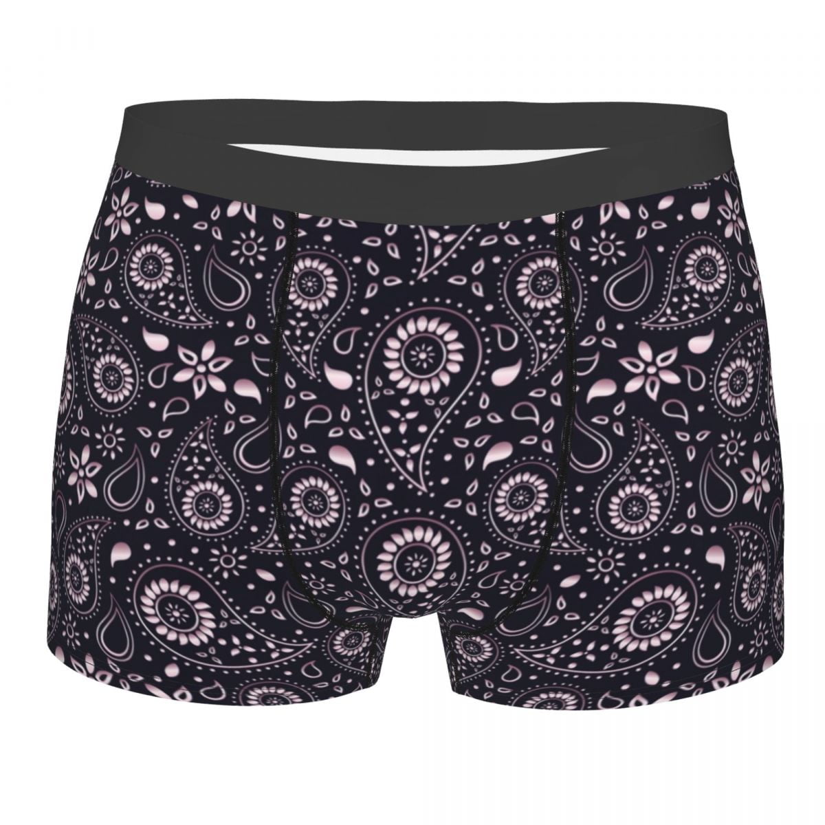 Bandana Paisley Pattern Boxer Shorts For Men 3D Print Male Underwear ...