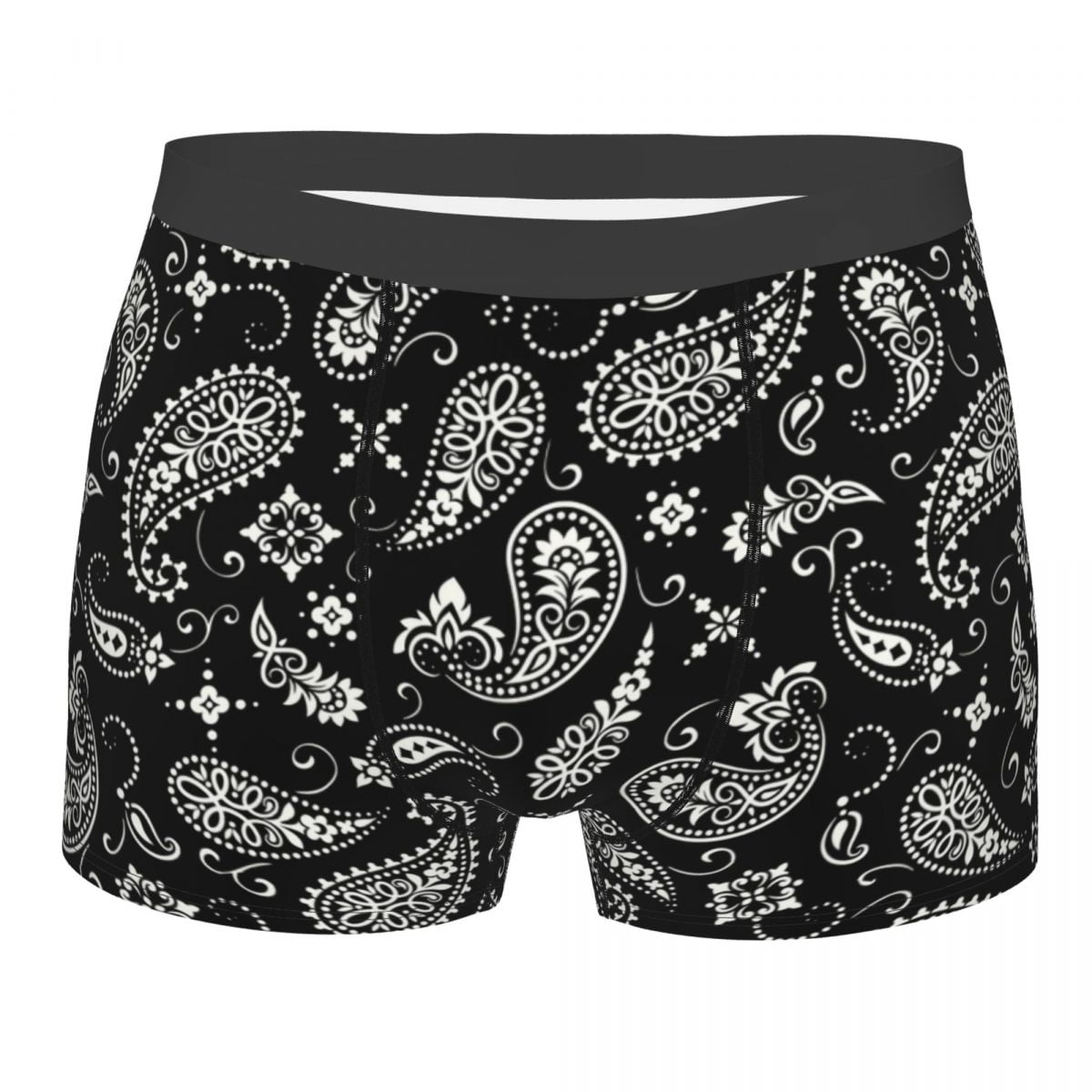 Bandana Paisley Pattern Boxer Shorts For Men 3D Print Male Underwear ...