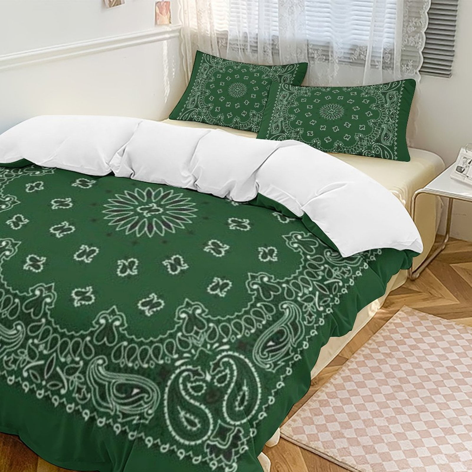 Bandana Pattern 3D Set Duvet Cover Quilt Cover Theme for Twin Size ...