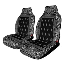 Spider Web Set of 2Pcs Car Seat Covers Easy Clean Automobile Seat ...