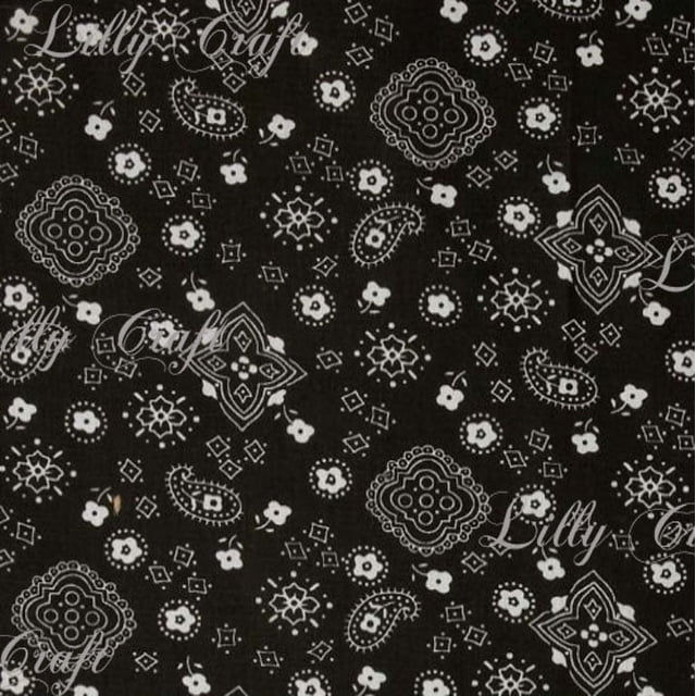 Bandana Poly Cotton Fabric - Sold by the Yard - 58" / 59" - Walmart.com