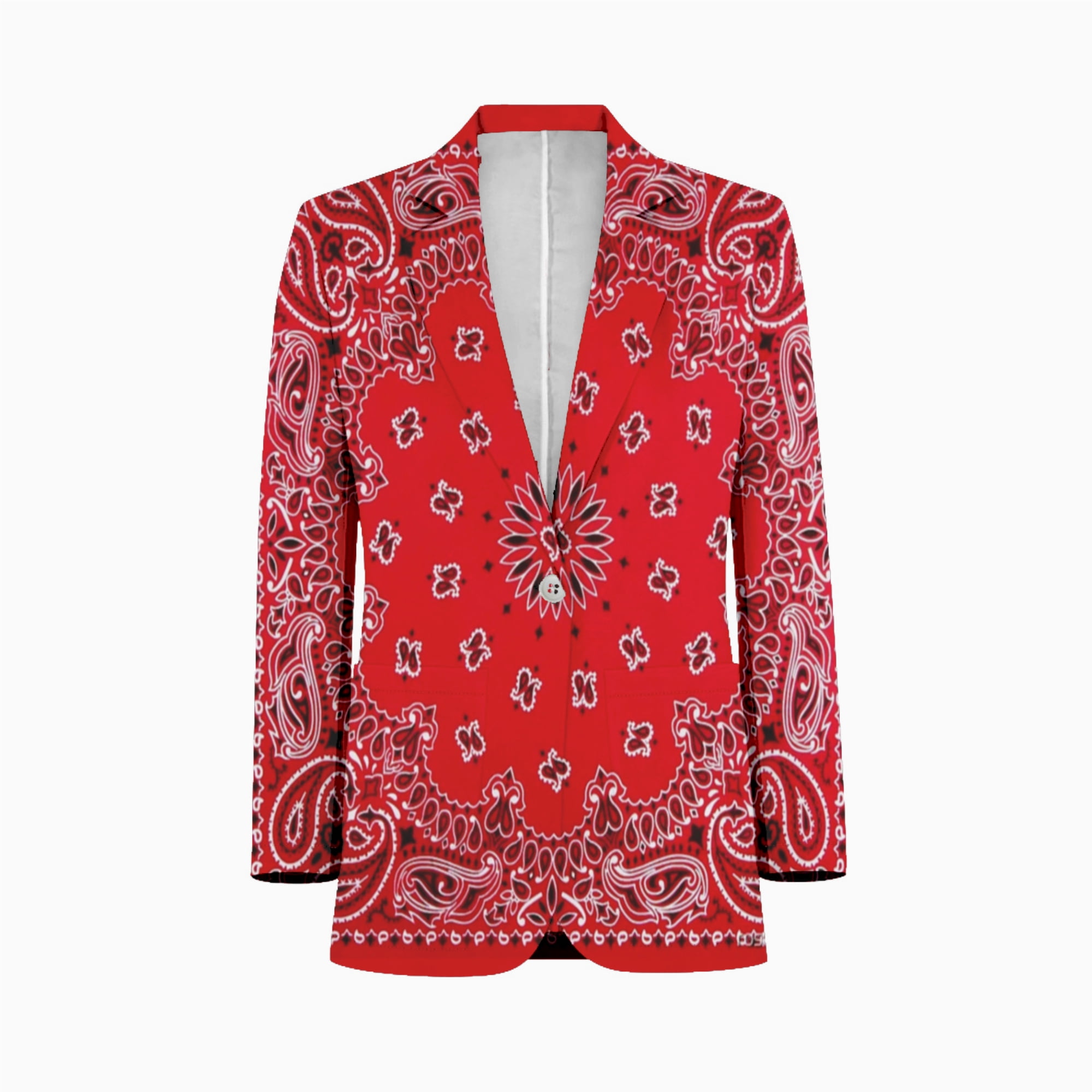 Bandana - Red Art Mens Suits Shawl Collar Slim Fit Suit Mens Groom ...