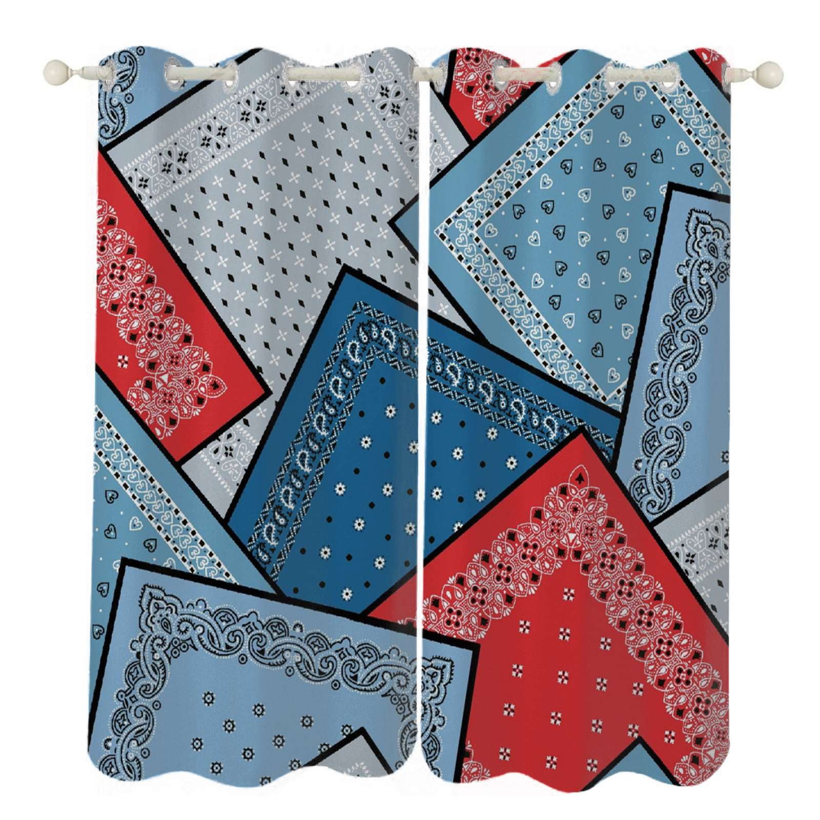 Bandana Sunshade Curtains Home Bedroom Living Room Dining Room Home ...