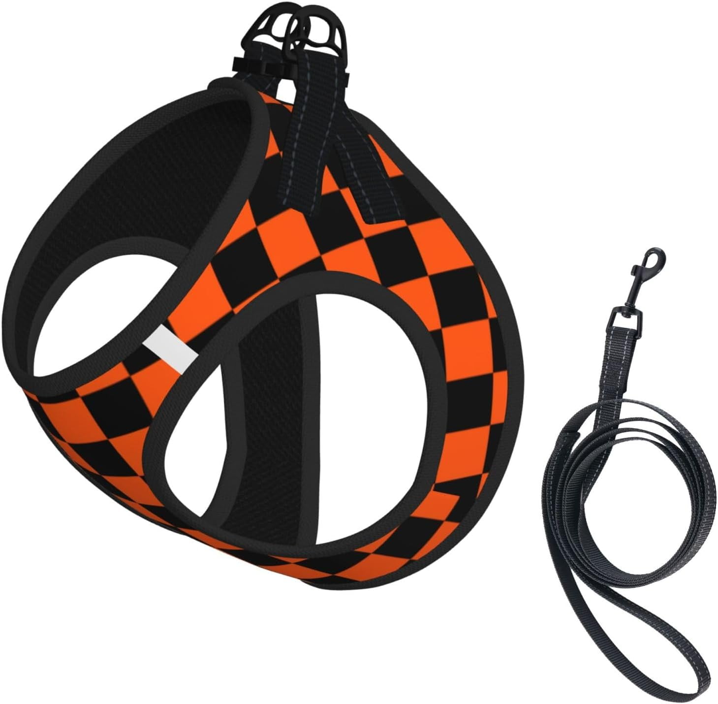 Bandana True Blue No Pull Dog Harness and Leash Set, Cute Reflective ...