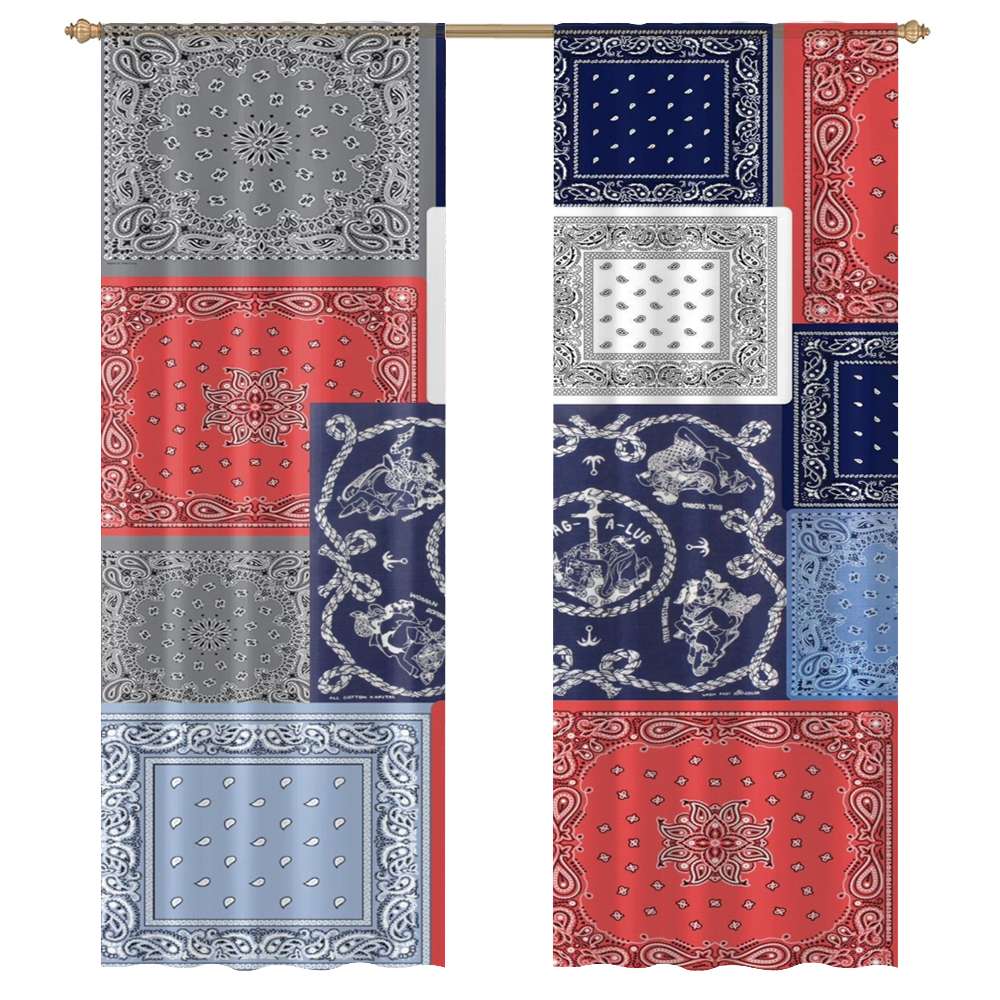 Bandana Variety Pack Modern Tulle Window Curtains for Living Room ...