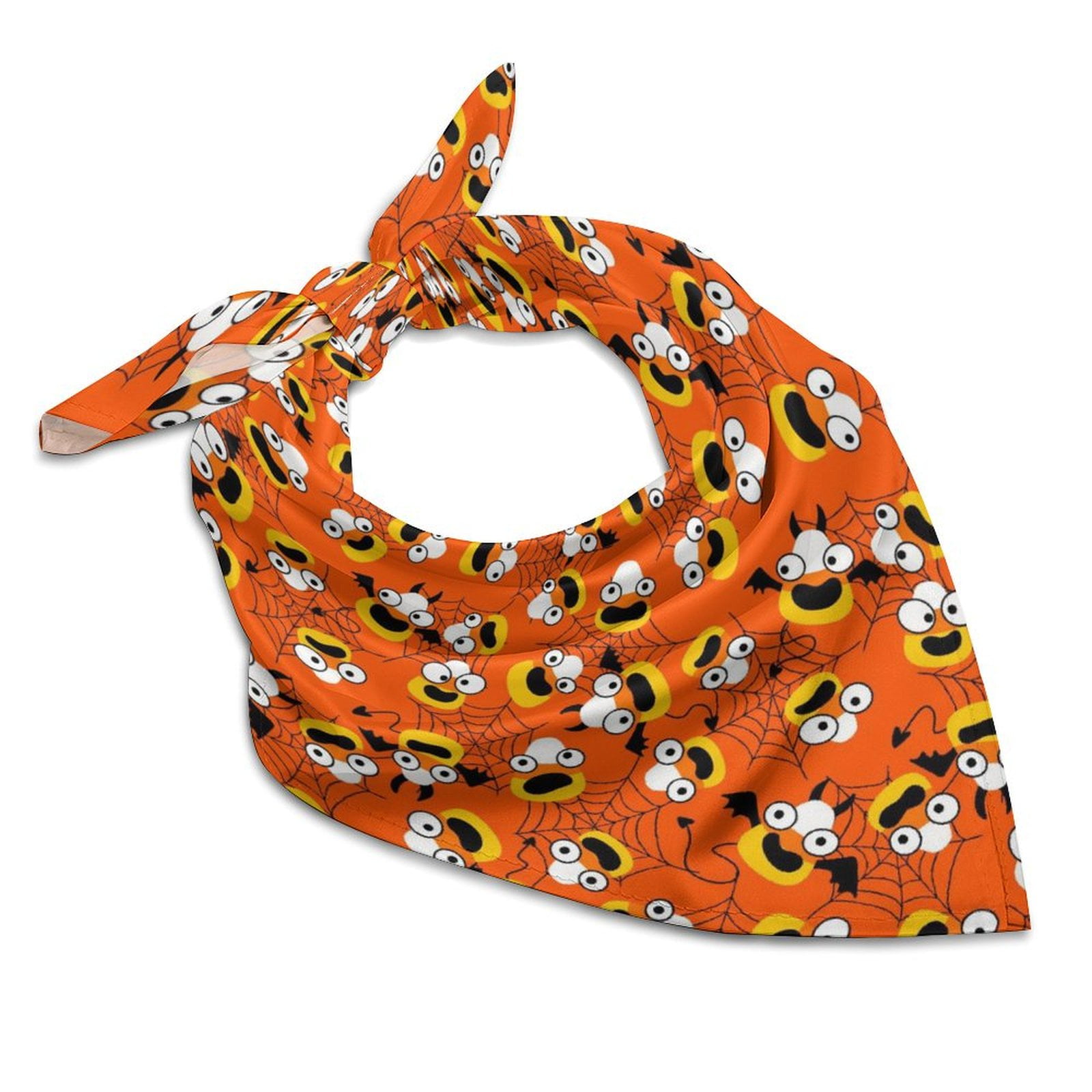 Bandana for Women Funny Corn Spider Web Soft Simulated Silk Head Scarf ...