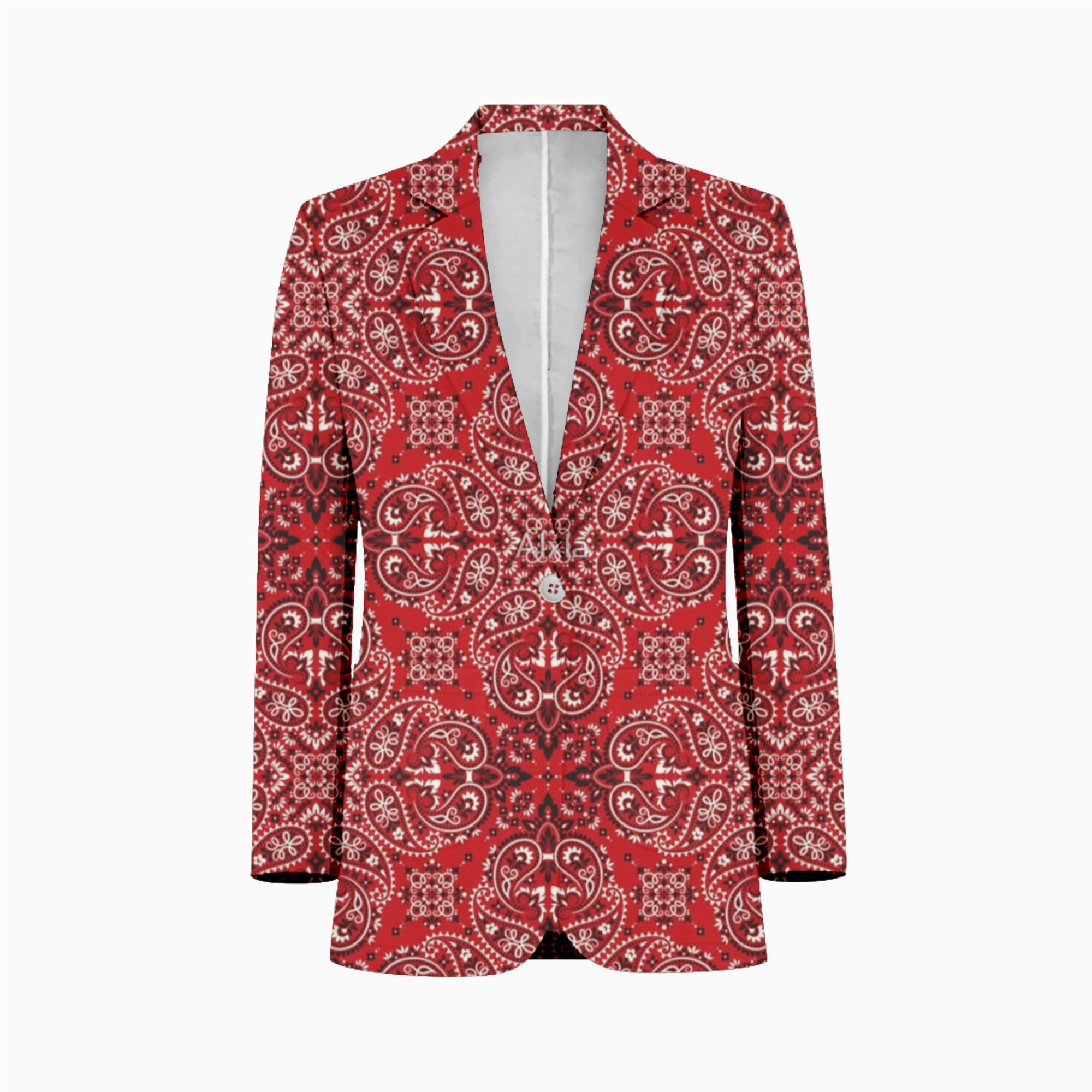 Bandana style print Mens Suits Shawl Collar Slim Fit Suit Mens Groom ...