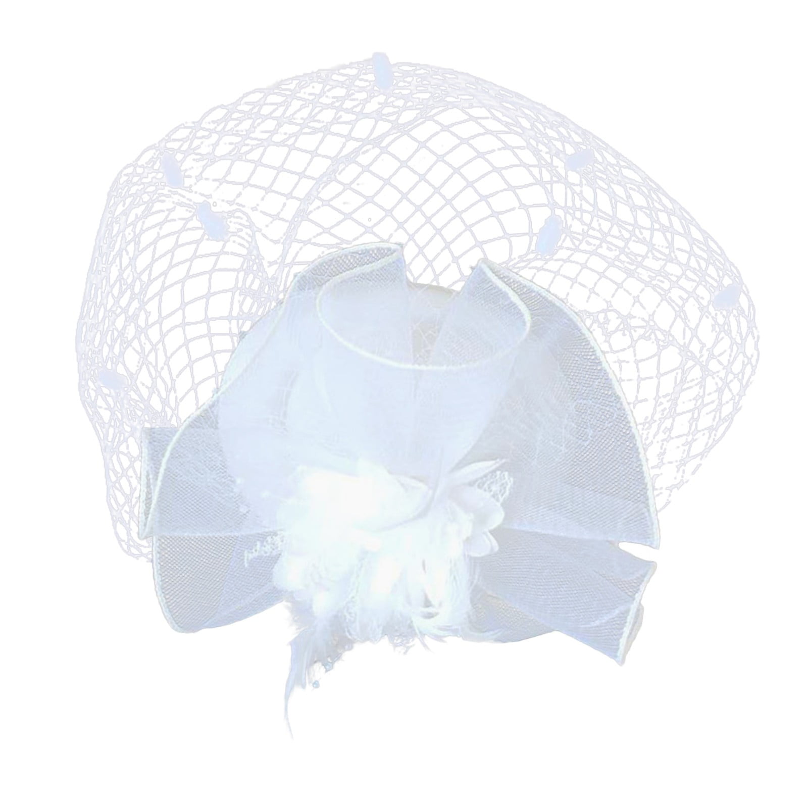 Bandanas for Women Classic Flower Pillbox Fascinator Hat for Tea Party ...