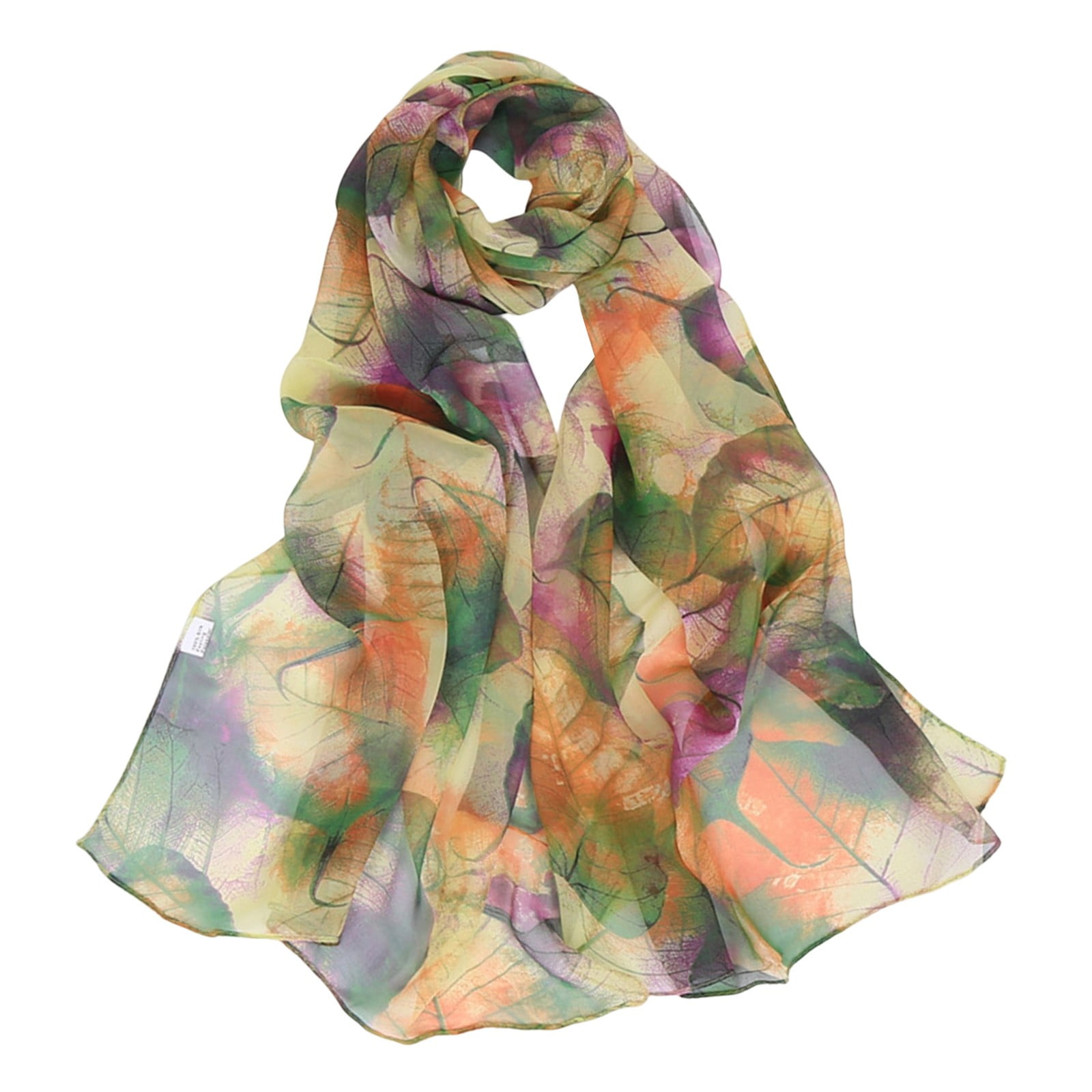 Bandanas for Women Lightweight Floral Print Spring Sunscreen Wrap Shawl ...