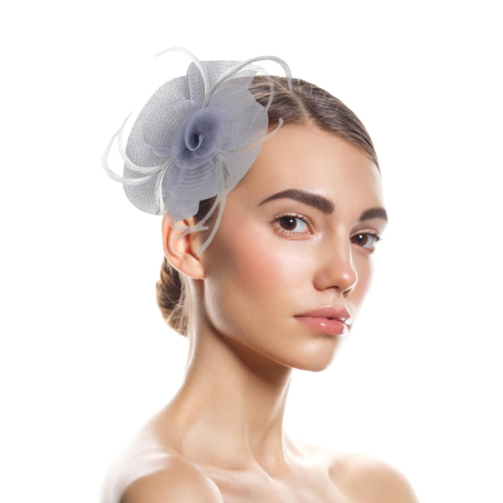 Bandanas for Women Vintage Pillbox Flower Fascinator Mesh Headdress for ...