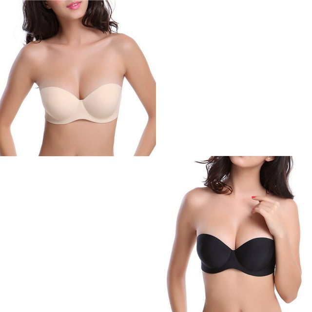 Bandeau Bra—nude Strapless Bra—strapless Bras—girlsandwomens Padded