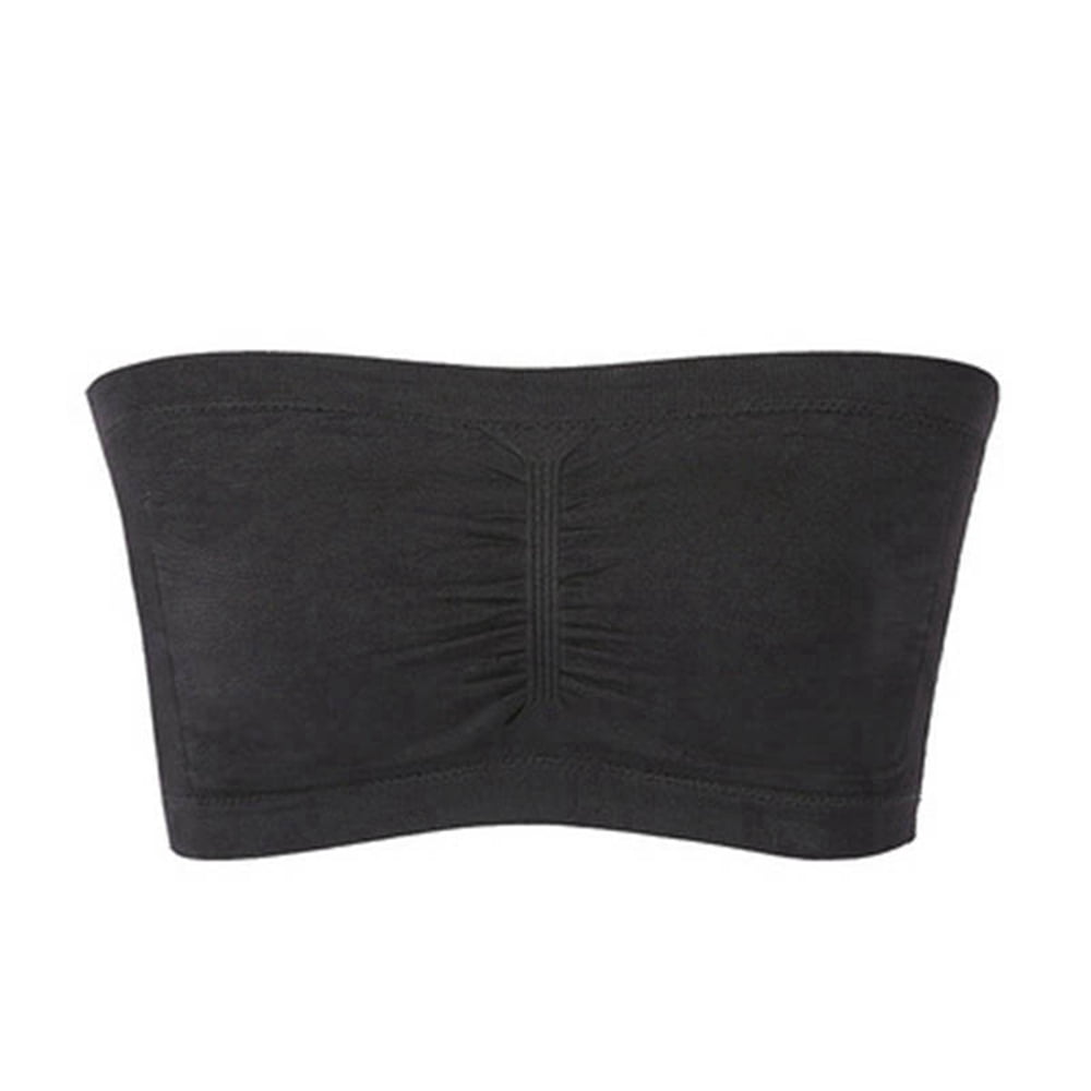 Bandeau Bra,Strapless Seamless Bra,Padded Stretchy Chest Wrapper ...