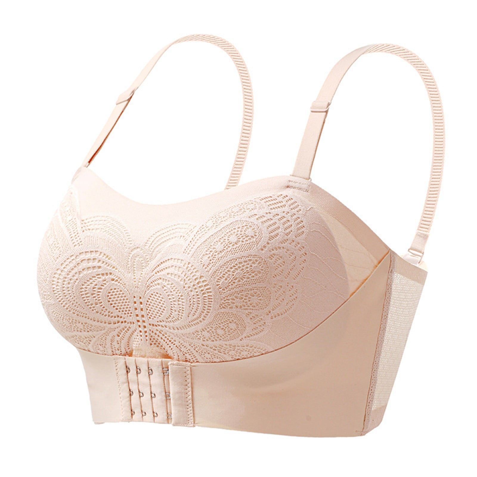 Bandeau Bras For Women Removable Shoulder Strap Non Sliding Strap Wire ...