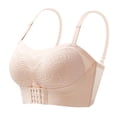 Bandeau Bras For Women Removable Shoulder Strap Non Sliding Strap Wire ...