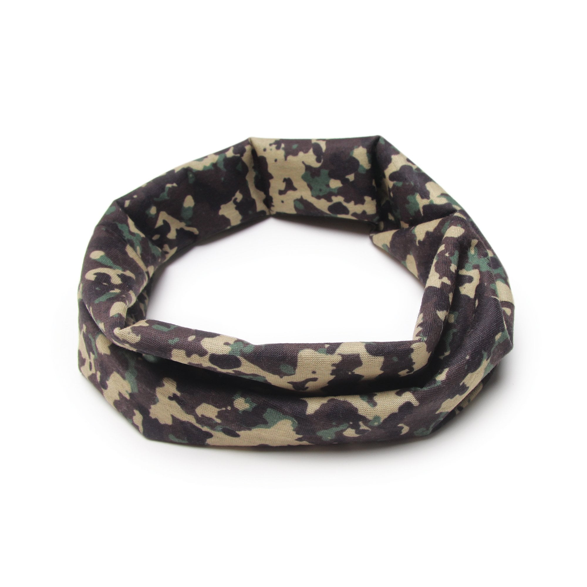 Banded Infinity Headwrap Bandana Man Camo Print Headband - Walmart.com