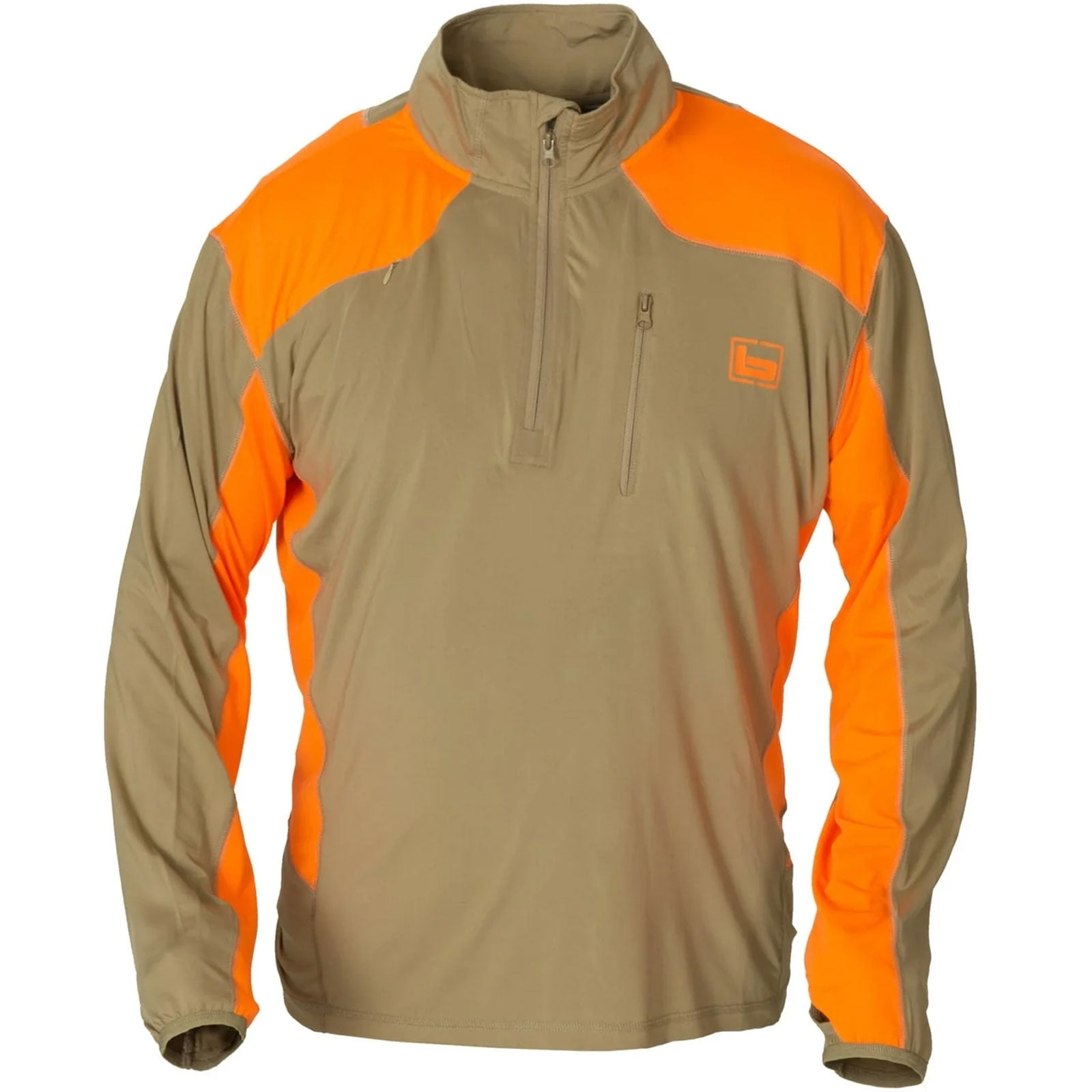 BANDED Men's Tech Stalker 1/4 Zip Pullover, Color: Blaze, Size: L ...