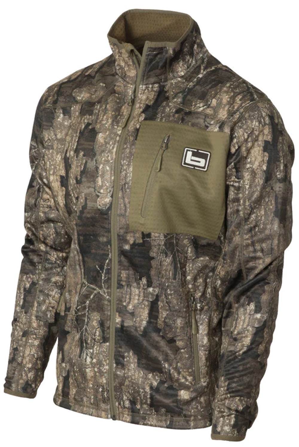Banded Mid-Layer Fleece Jacket Timber in size Medium - Walmart.com