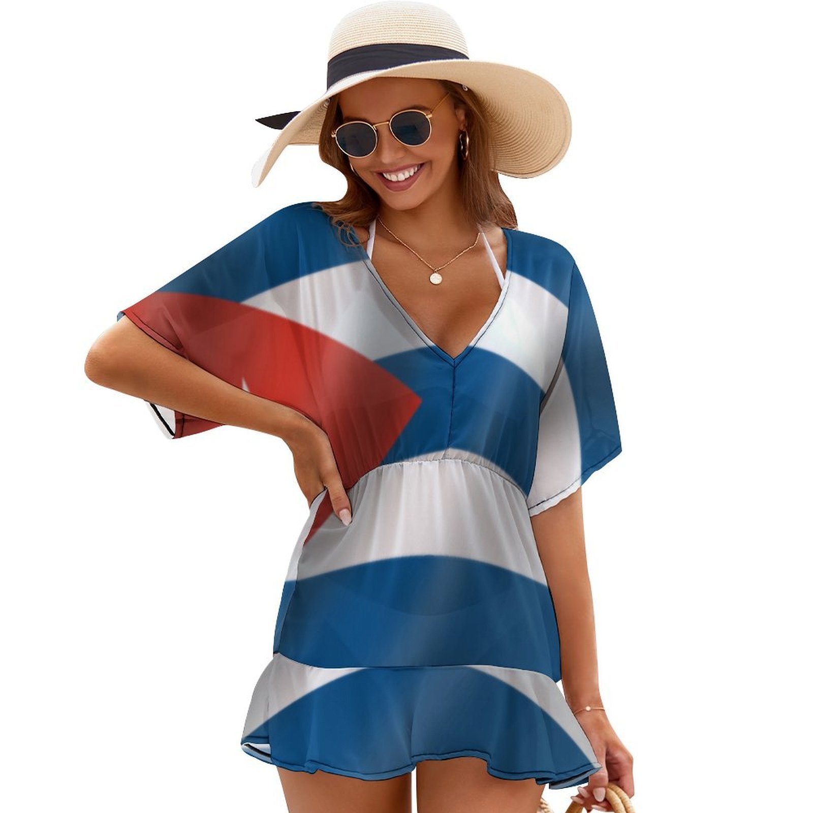 Bandera Cubana Cover Ups Dresses Women Summer Dress Vintage - Walmart.com