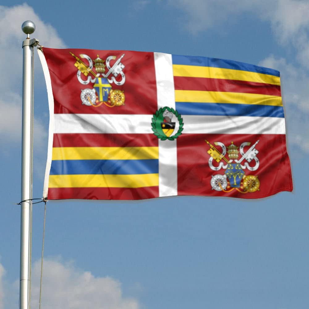 Bandera Guardia Vatica Pancho Flag Banner 3x5ft Vivid Color Double ...