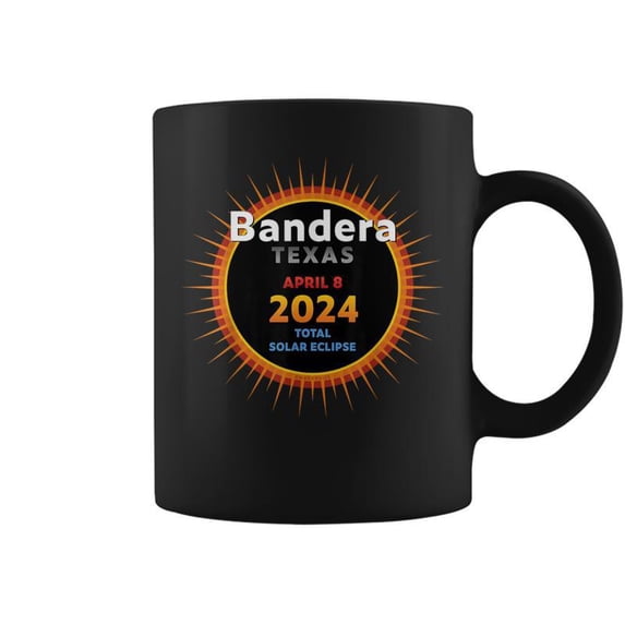 Bandera Texas Total Solar Eclipse 2024 2 Coffee Mugs - Walmart.com