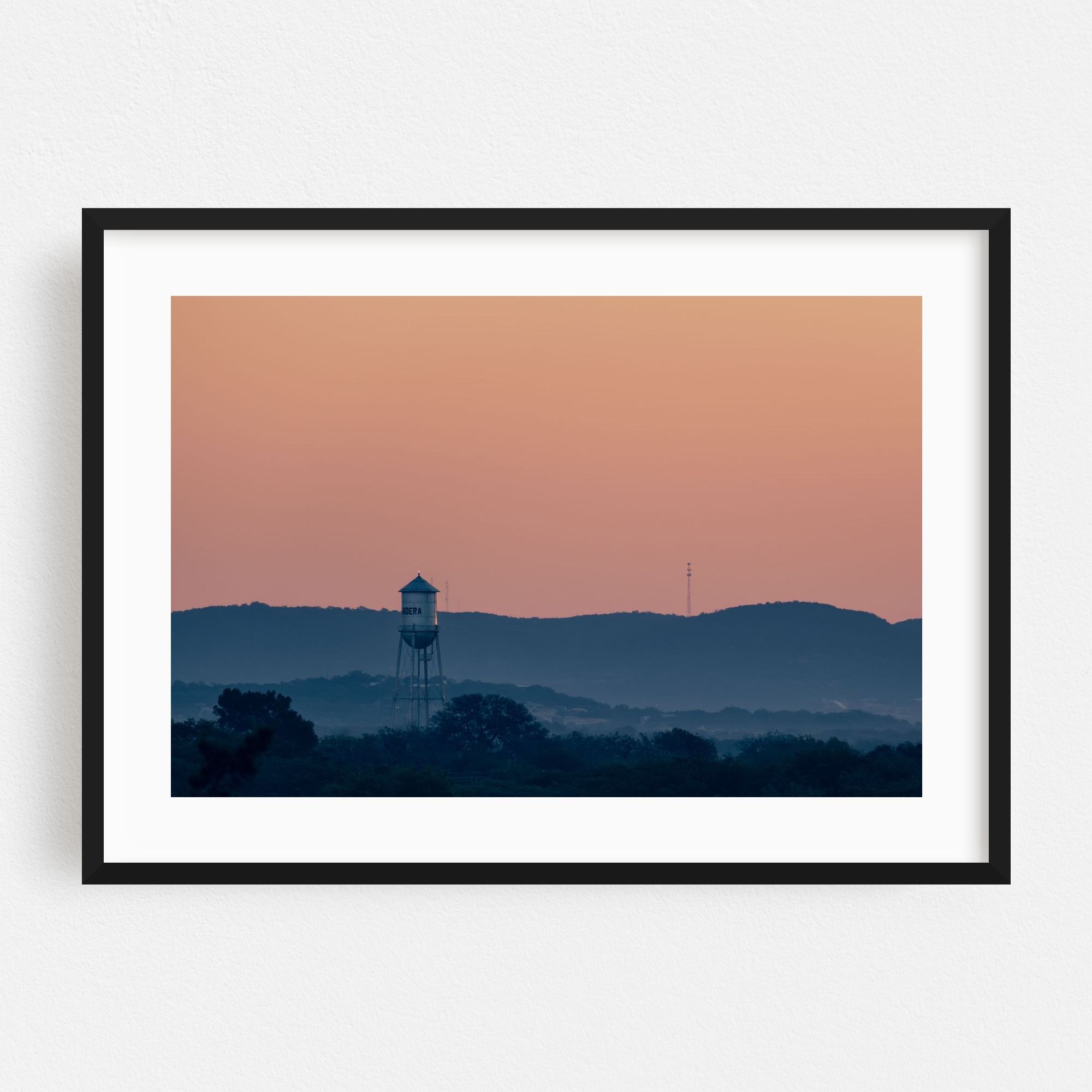Bandera Watertower - Bandera Texas Photography Sunset Silhouette Rural ...