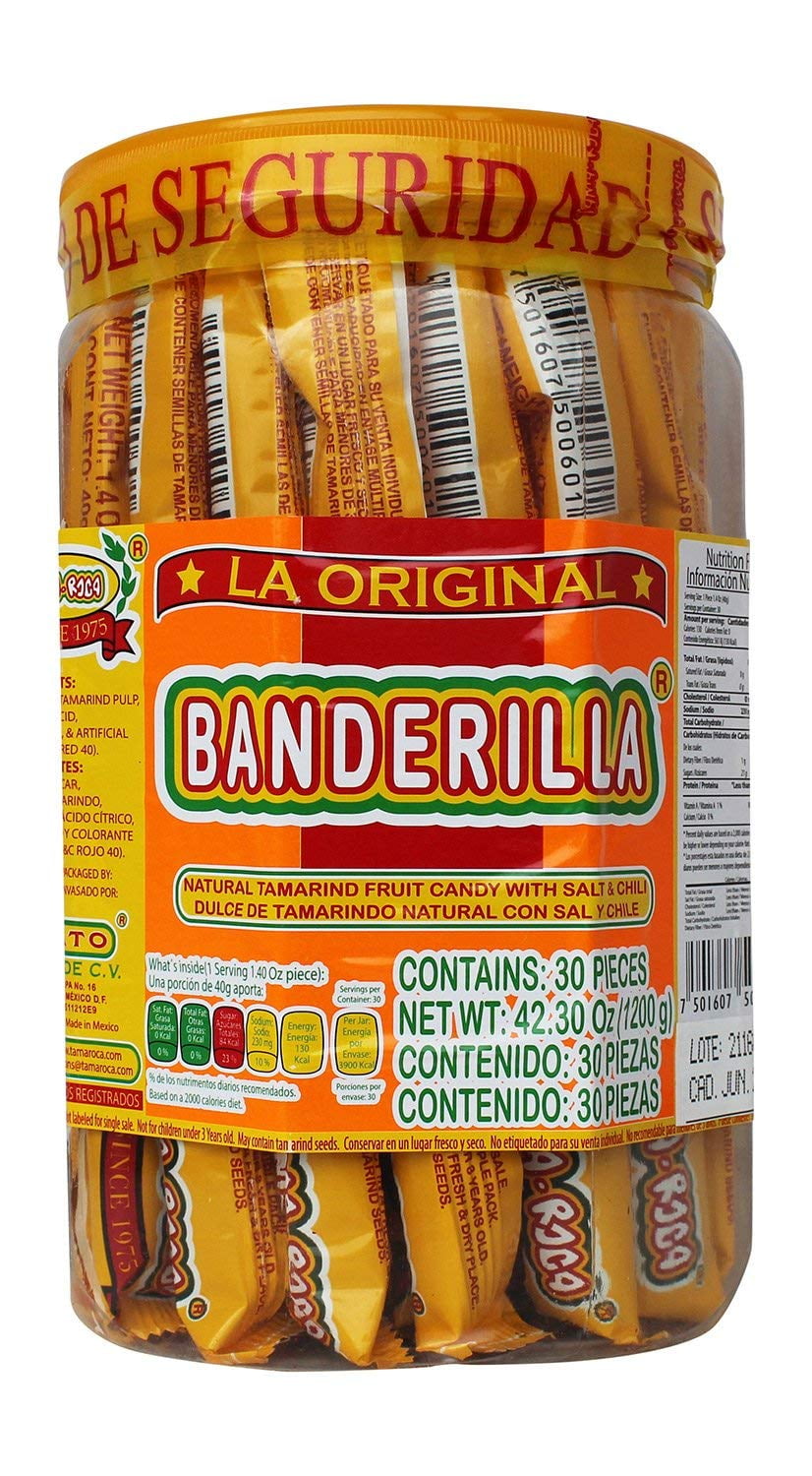 Banderilla Tama-Roca Tamarindo Mexican Candy 10 Tub - Walmart.com