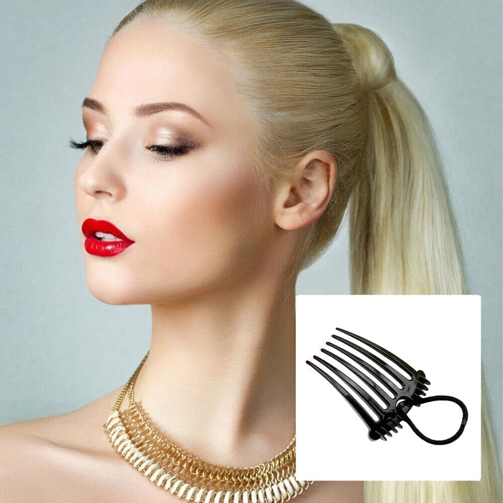 Bandette Comb with Elastic Band, Ponytail Bump It Up Volume Inserts ...