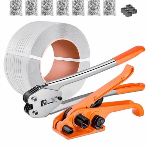 Banding Strapping Kit Heavy Duty Banding Sealer Tool 1000 Metal Seals ...
