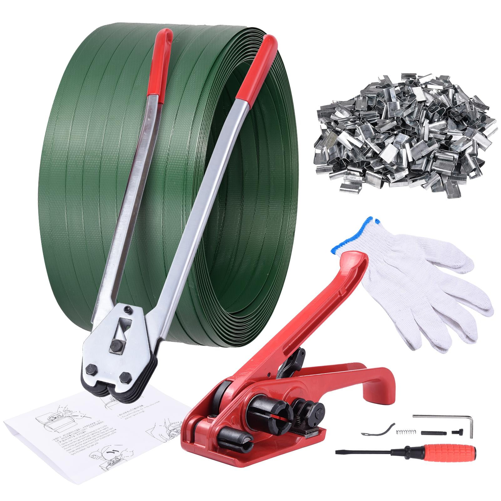 Banding Strapping Kit | Packaging Strapping Tool Set | PET Banding Strapping Kit Heavy Duty ...