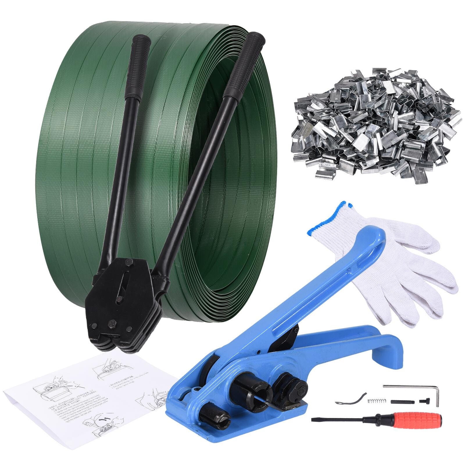Banding Strapping Kit Pallet Packaging Strapping Tool PET Tensioning ...