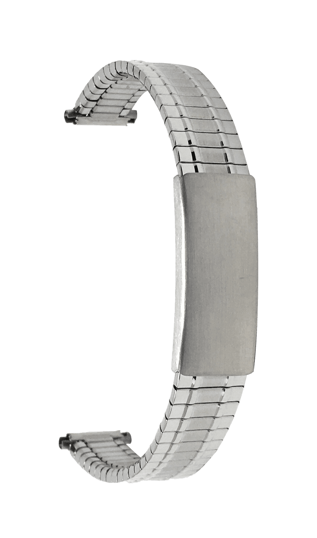 Bandini 12mm Silver Tone Stainless Steel Stretch Watch Strap for Women ...