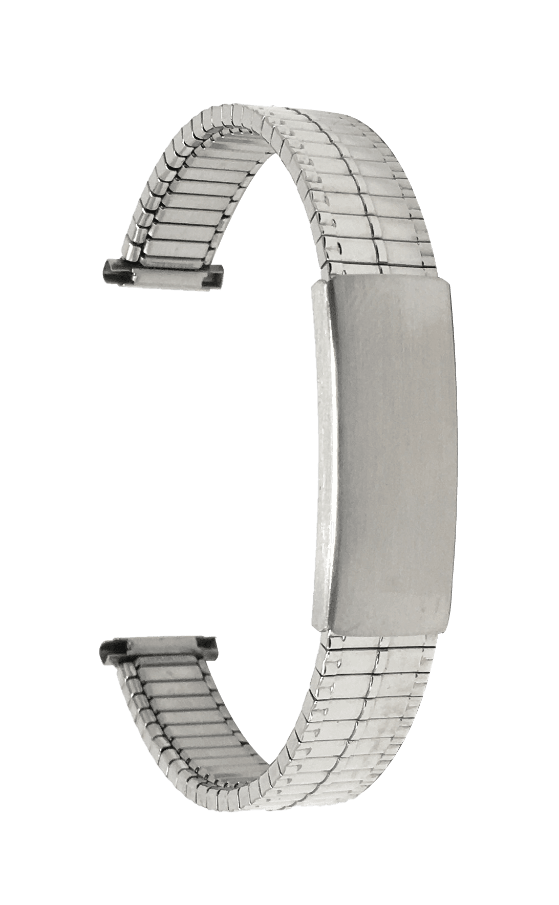 Bandini 12mm Silver Tone Stainless Steel Stretch Watch Strap for Women ...