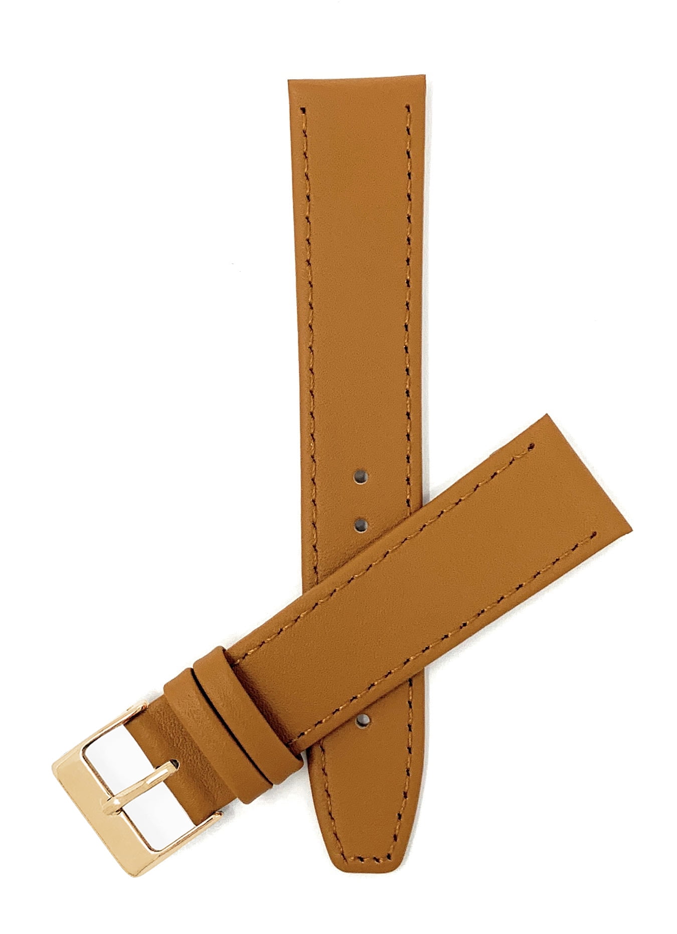 Bandini 16mm Womens Italian Leather Watch Strap Band - Tan with ...