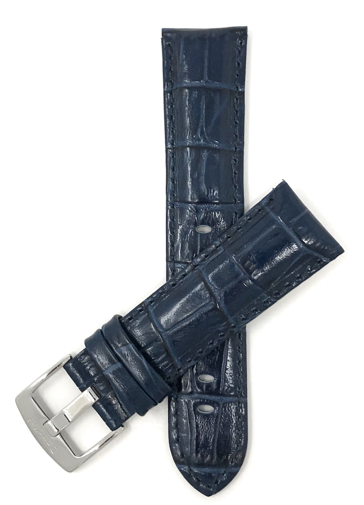 Bandini Extra Long (XL) 20mm Mens Italian Leather Watch Band Strap ...