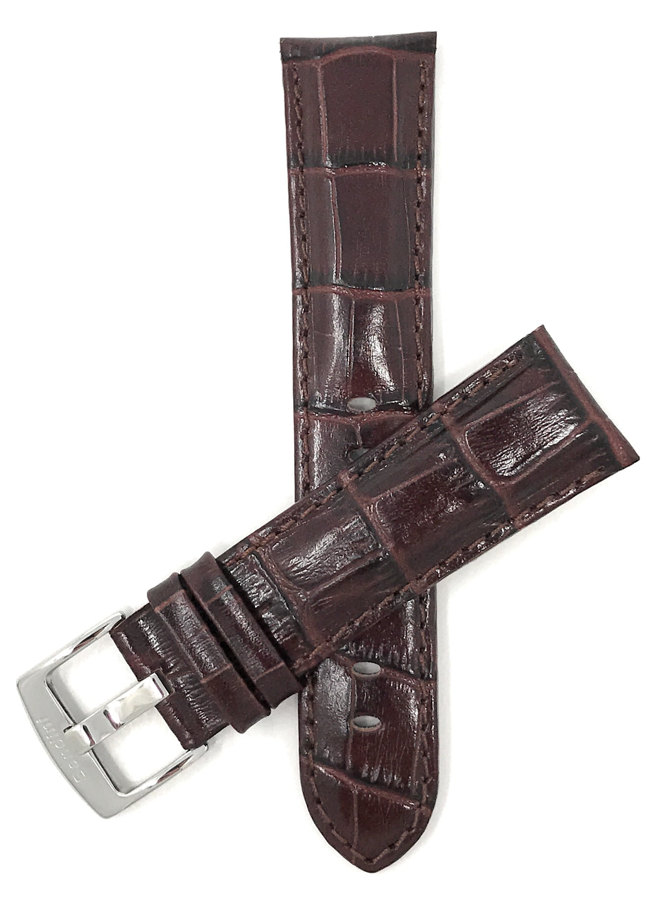 Bandini Extra Long (XL) 20mm Mens Italian Leather Watch Band Strap ...