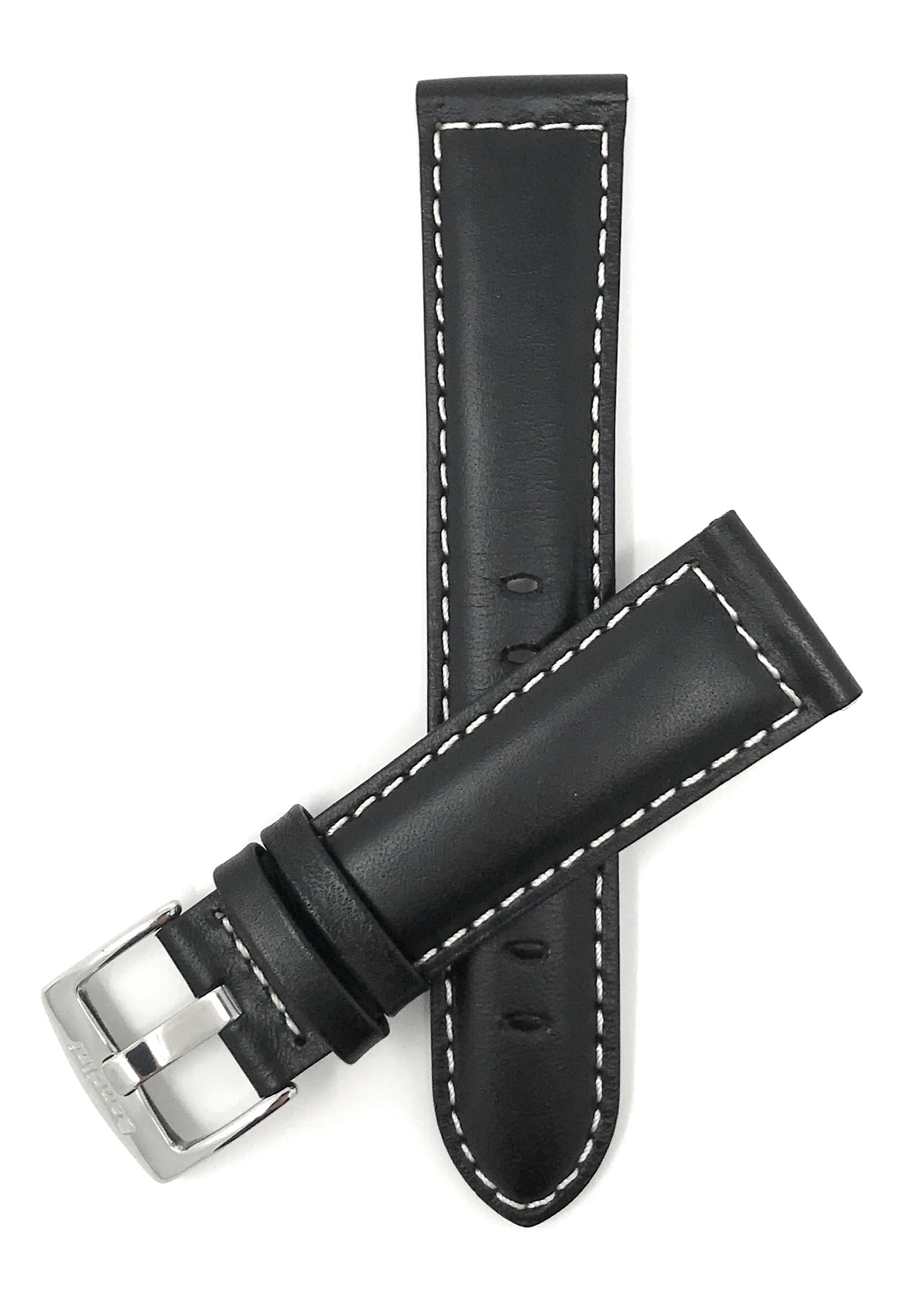 Bandini Extra Long (XL) 24mm Mens Italian Leather Watch Band Strap ...