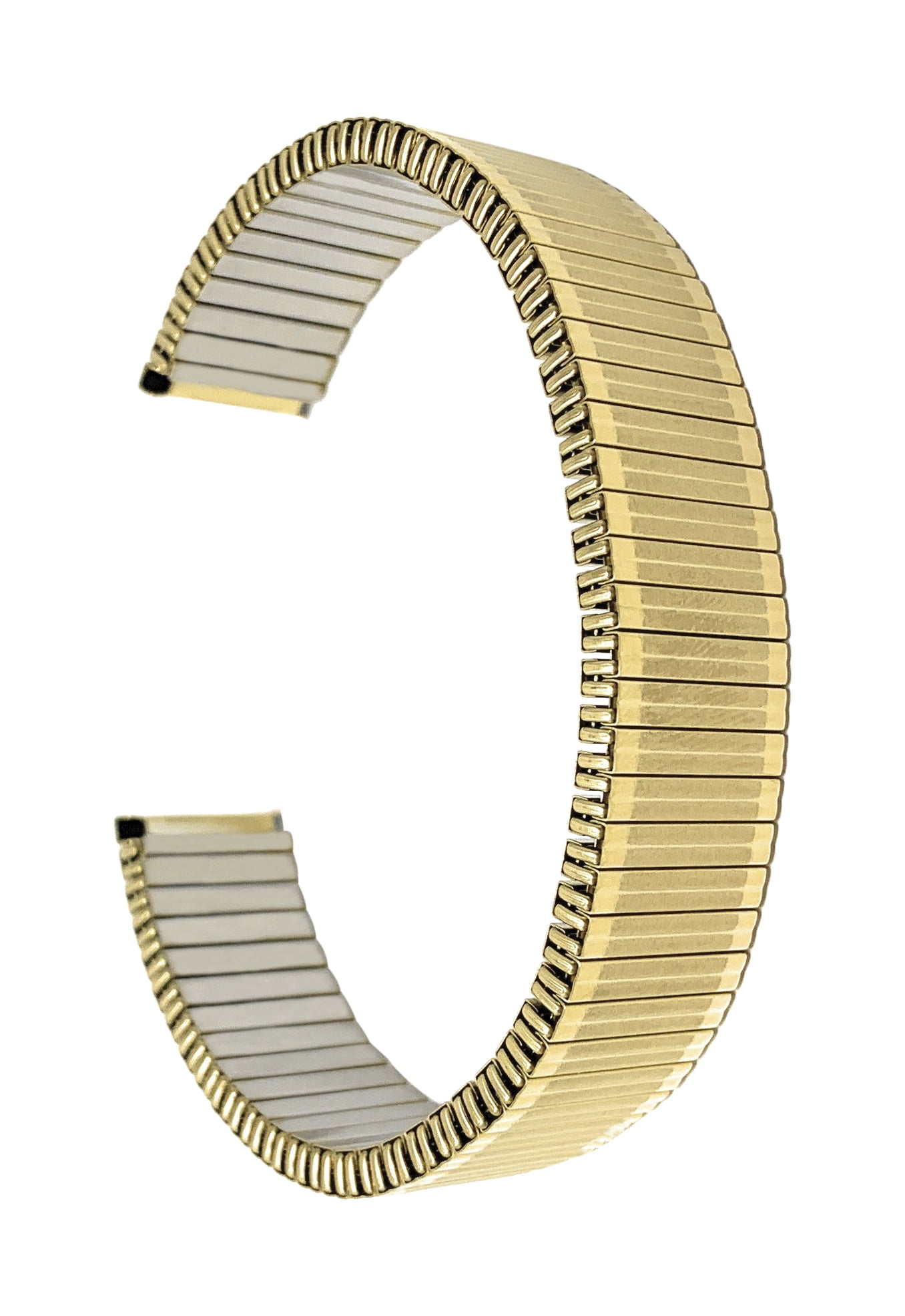 Bandini Gold Tone Womens 16mm Stainless Steel Stretch Metal Replacement ...