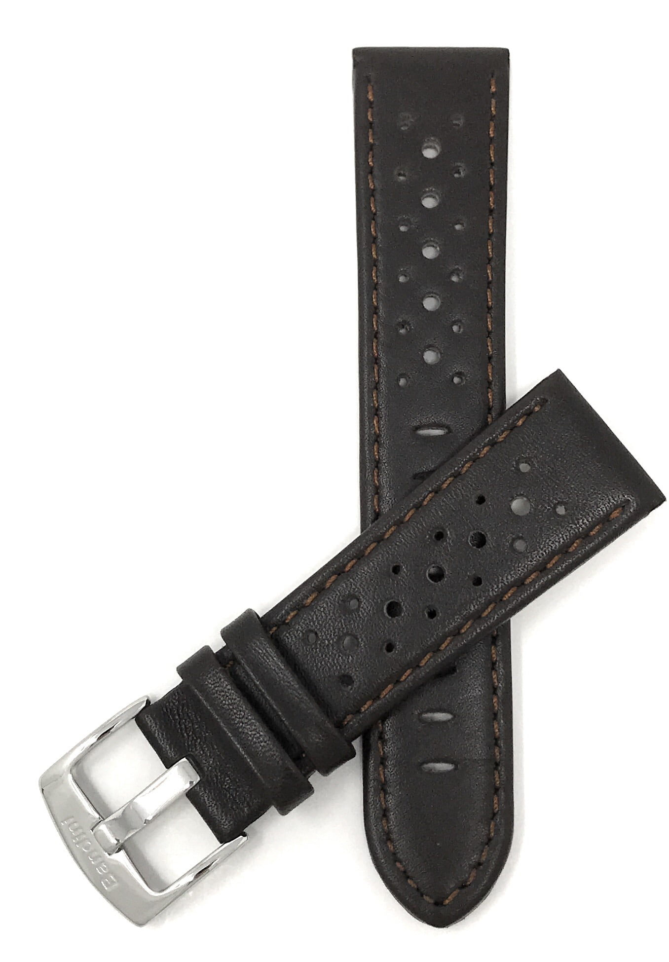 Bandini Mens Extra Long Leather Rally Strap - Breathable Perforated ...