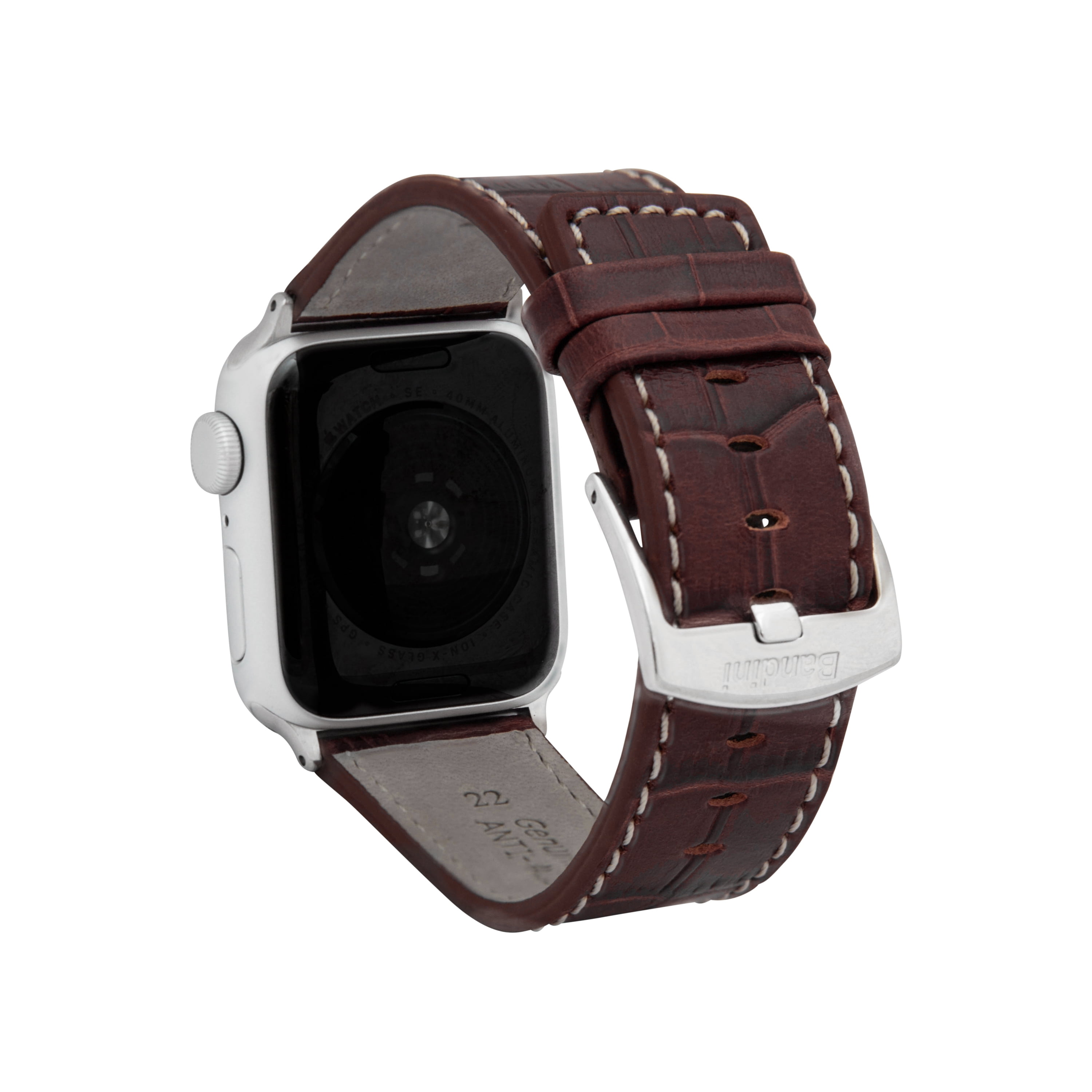 Bandini Mens Leather for Apple Watch Band 42mm 44mm 45mm 41mm 40mm 38mm ...