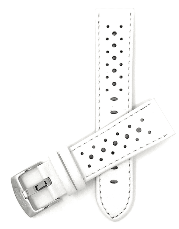 Bandini Mens Leather Rally Strap - Breathable Perforated Racing Watch ...