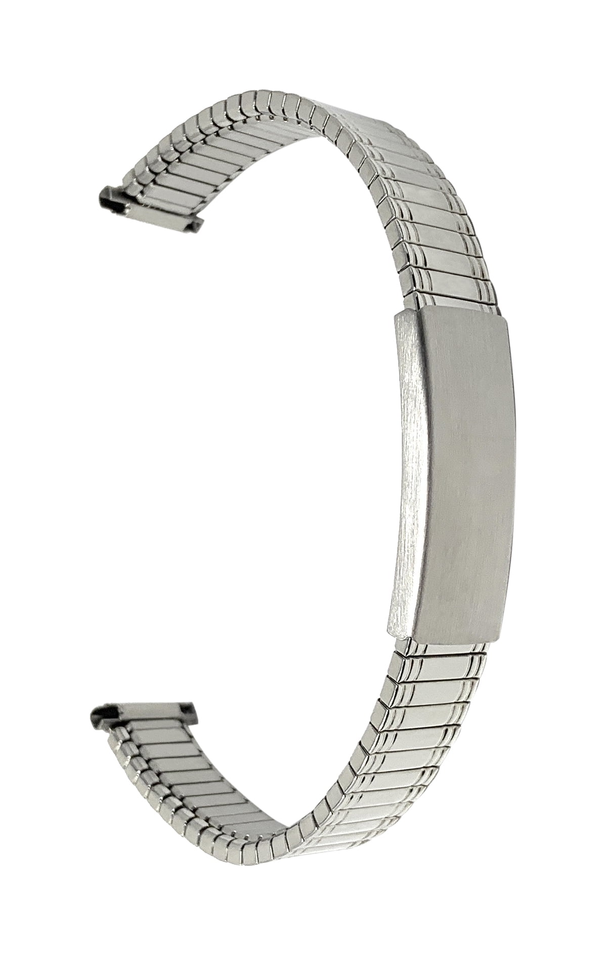 Bandini Silver Tone Womens 12mm Stainless Steel Stretch Metal ...