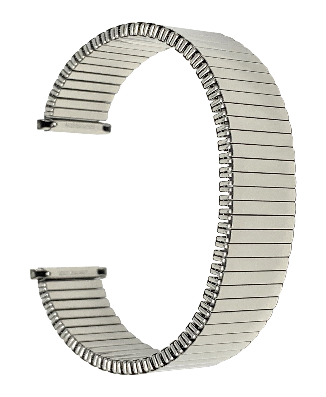 Bandini Silver Tone Womens 12mm Stainless Steel Stretch Metal ...