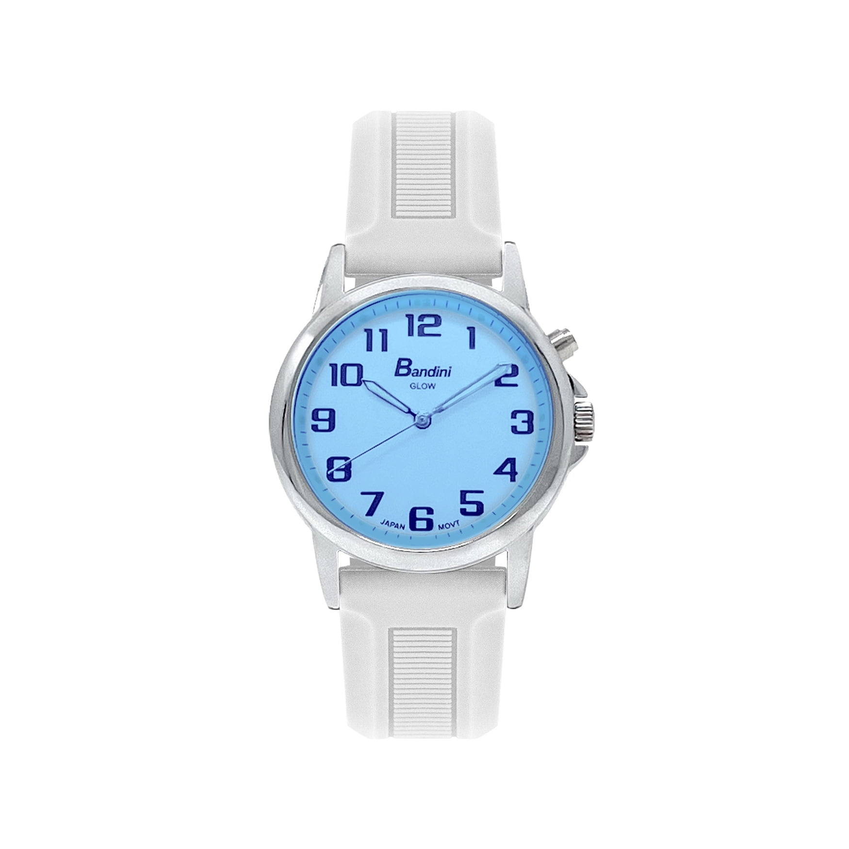 Bandini Womens Glow Watch - Washable Silicone Band - 28mm Analog Women ...