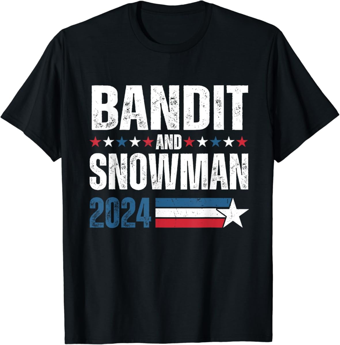 Bandit And Snowman 2024 Election Usa Flag T-Shirt - Walmart.com