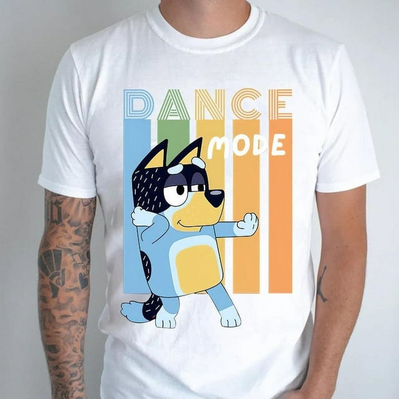Bandit Bluey Dad Dance Mode Shirt Cool Dad Club T-shirt Bluey Father's ...